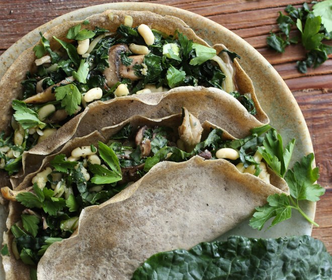 Kale Crêpes with Roasted Squash and Za’atar – PETIT WORLD CITIZEN